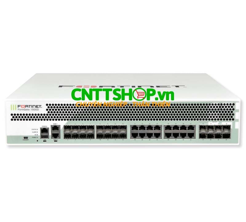 FG-1500D-DC-BDL Firewall Fortinet FortiGate 1500D series - CNTTShop
