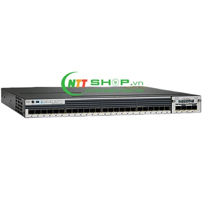 Switch Cisco WS-C3850-24P-L Catalyst 24 Port PoE LAN Base - CNTTShop