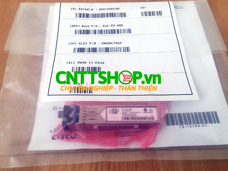 Module quang SFP Cisco GLC-EX-SMD 1000BASE-EX 1310-nm, DOM, SMF 40 ...