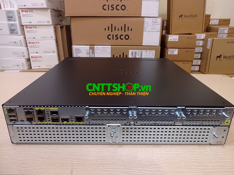 ISR4351/K9 Router Cisco 3 GE, 3 NIM, 2 SM, 4 GB FLASH, 4 GB DRAM
