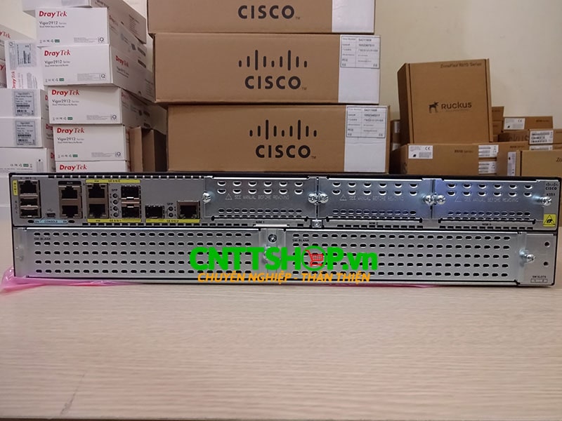 ISR4351/K9 Router Cisco 3 GE, 3 NIM, 2 SM, 4 GB FLASH, 4 GB DRAM