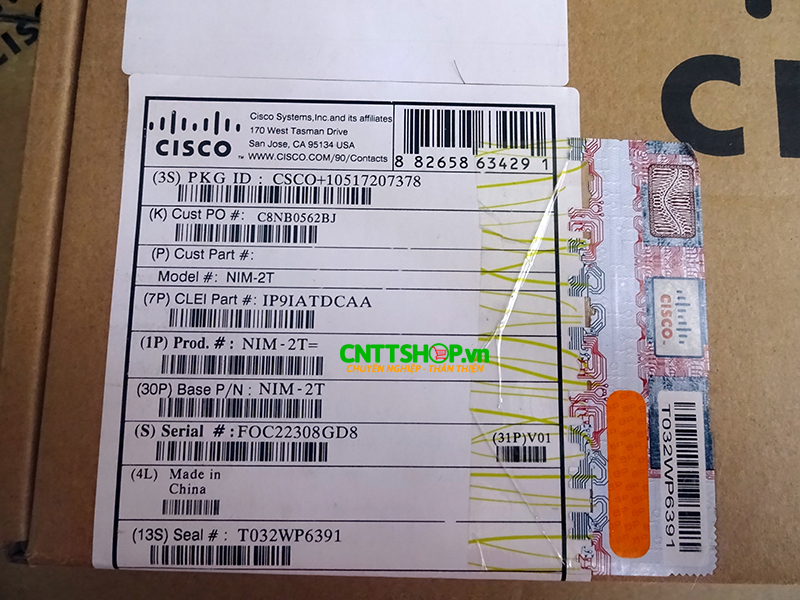 NIM-2T Cisco 2 Port Serial WAN Network Interface Card