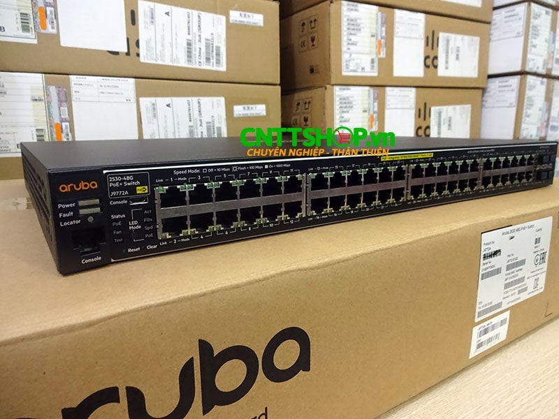 Switch Aruba J9772A 2530 48 Port 1G PoE+ 382W, 4 SFP Uplink