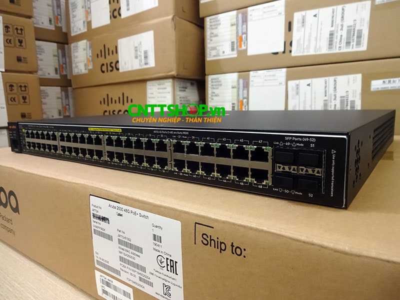 Switch Aruba J9772A 2530 48 Port 1G PoE+ 382W, 4 SFP Uplink