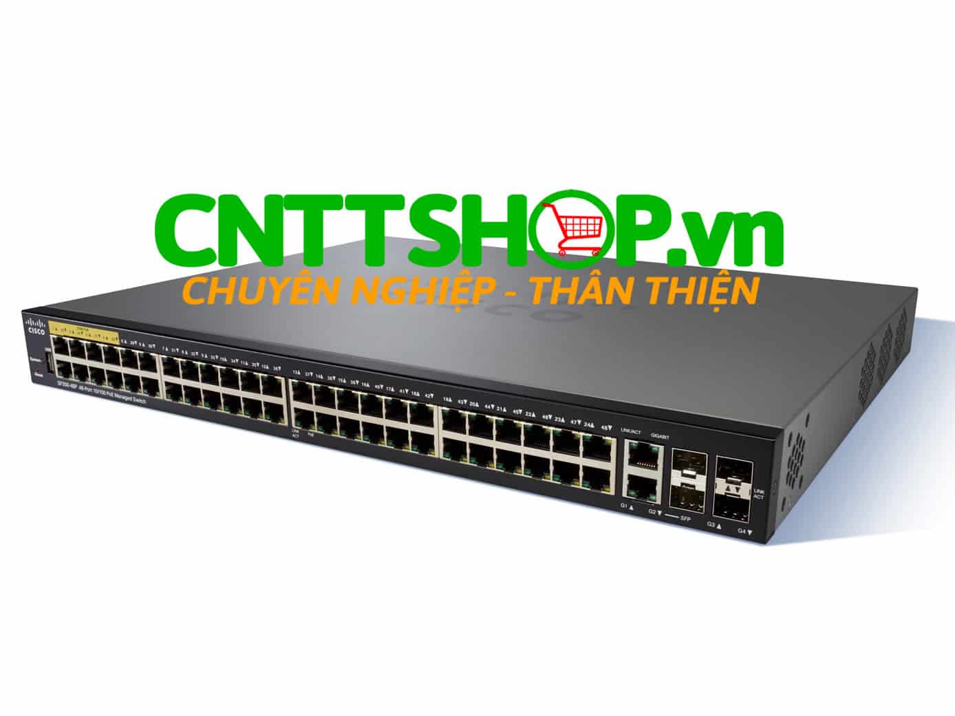 Switch Cisco SF350-48P 48 ports PoE+ 382W 2 SFP slots