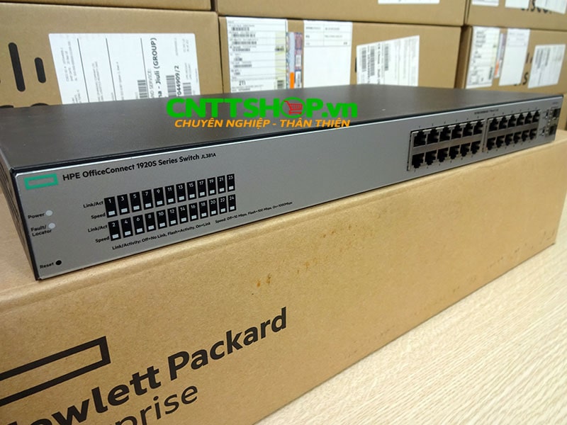 JL381A Switch HPE OfficeConnect 1920S 24 Port 1G 2SFP Uplink