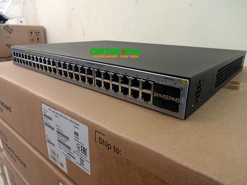 JL386A Switch HPE OfficeConnect 1920S 48 Port 1G 4SFP PPoE+ 370W