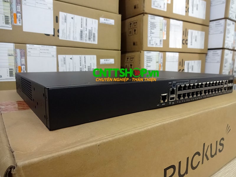 Ruckus ICX7150-24P-4X10GR-A ICX 7150 24 Ports PoE+ Switch 4x10GE