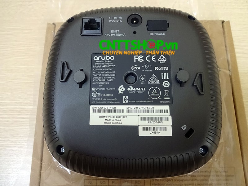 Aruba Instant IAP-207 (RW) JX954A 802.11n/ac 2x2:2 Dual Radio Aruba Instant IAP-207 (RW) JX954A 802.11n/ac 2x2:2 Dual Radio