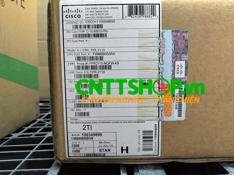 Cisco FPR2110-NGFW-K9 Firepower 2110 NGFW Appliance