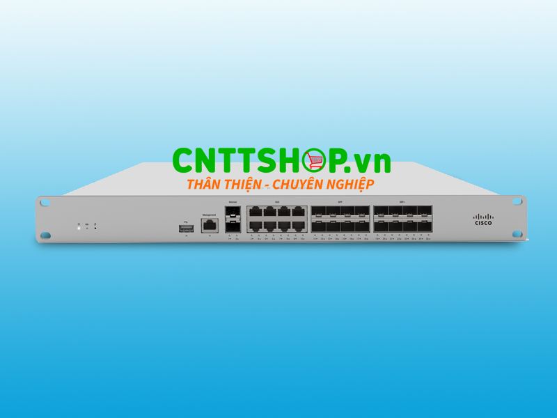 Tường lửa Cisco Meraki MX250 Security and SD-WAN, up to 2,000 Users