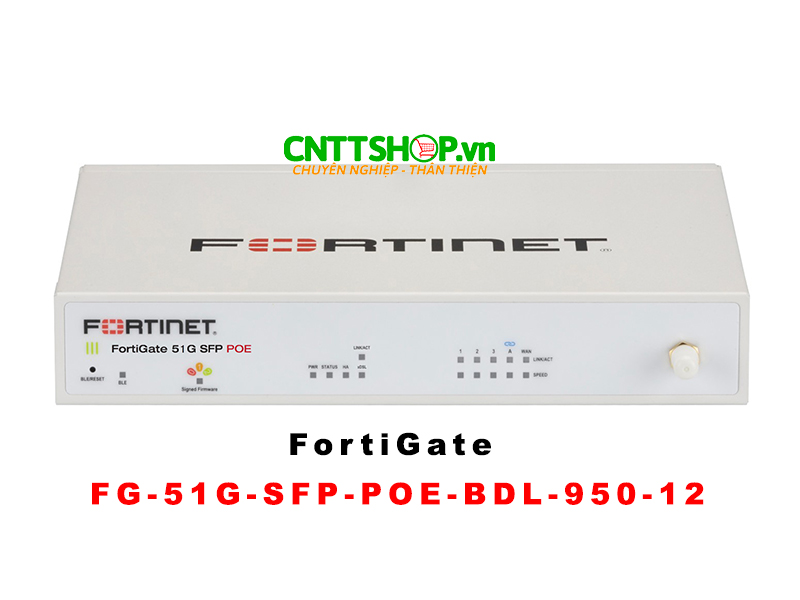 FG-51G-SFP-POE-BDL-950-12 Firewall FortiGate FortiCare and UTP 1 Year