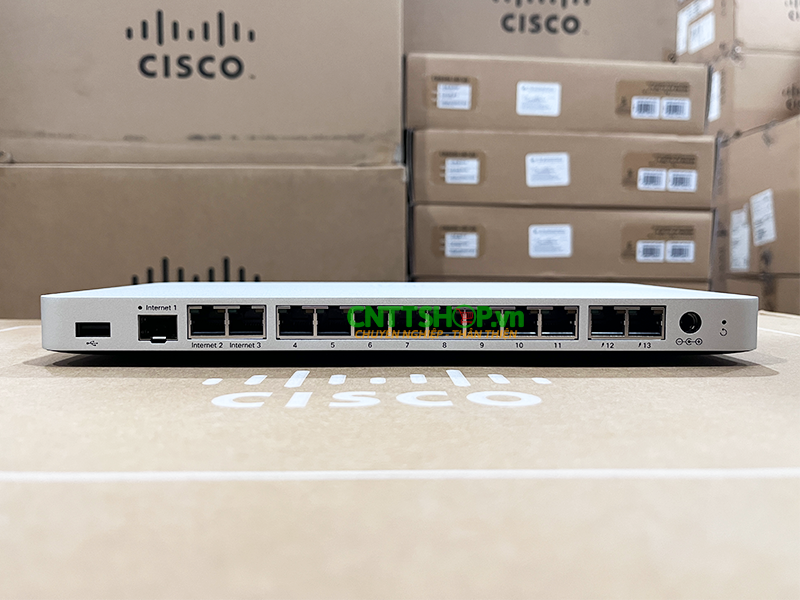 MX75 Cisco Meraki Security and SD-WAN Appliance, up to 200 users