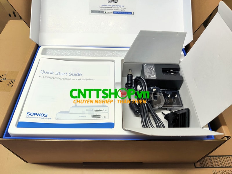 Tường lửa Sophos XG 115 Rev.3 XG1BT3HEK Appliance firewall