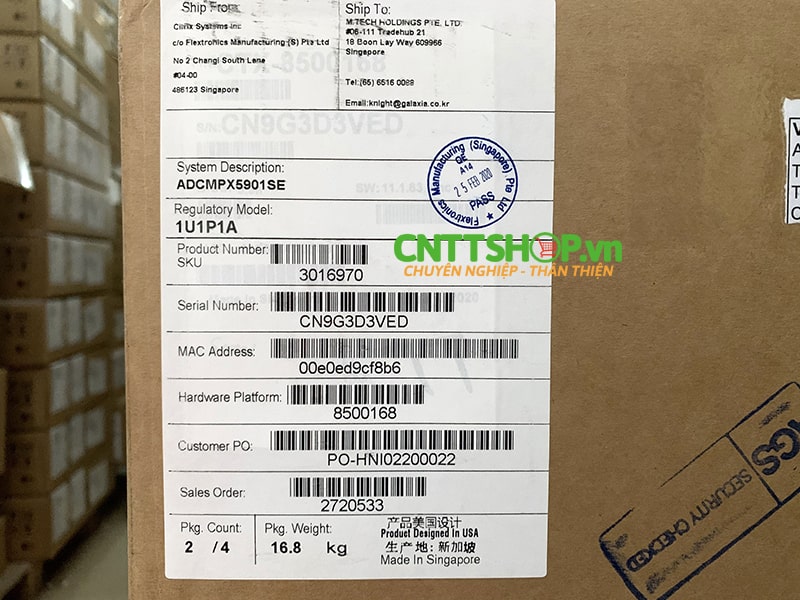 Citrix NetScaler ADC MPX 5905 Application Delivery Controller