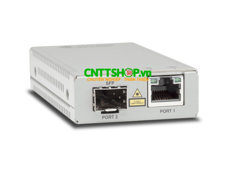 Media Converter Allied Telesis AT-MMC2000/SP 10/100/1000T to 100/1000X SFP.
