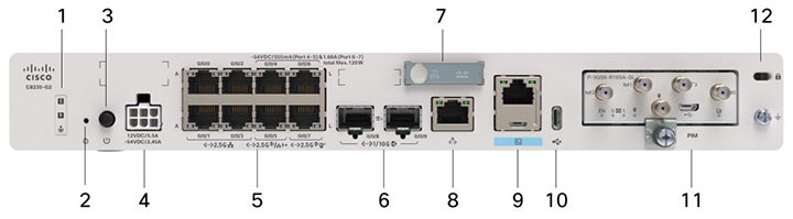 C8235-G2 Router Cisco 2x 10GE SFP+, 8x 2.5G mGig RJ45