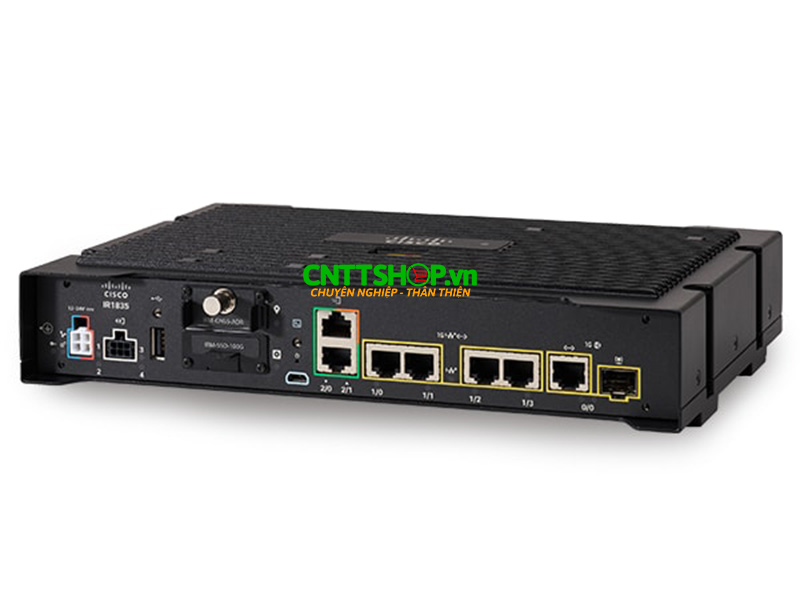 Cisco IR1835-K9 4x RJ45, 1x WAN SFP/RJ45, RAM + Flash 8GB CAN Bus