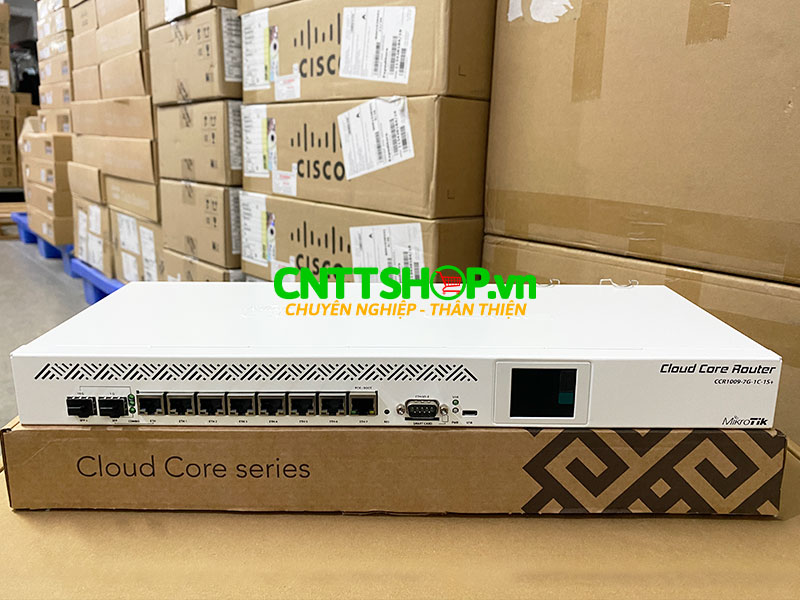 Router Mikrotik CCR1009-7G-1C-1S+ 7 x 1GE, 1 x Combo port, 1 x SFP+