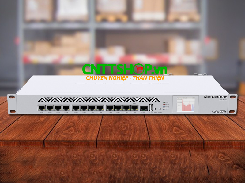 Thiết Bị Cân Bằng Tải Router MikroTik CCR1016-12G R2, 12 Port 1GE RJ45