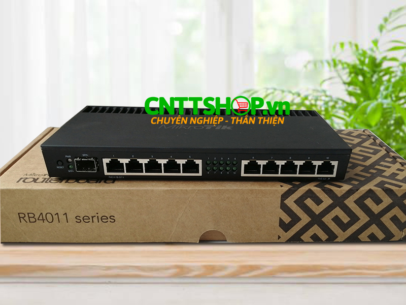 RB4011iGS+RM Router Mikrotik 10 Port 1G Ethernet, 1 Port SFP+ chính hãng