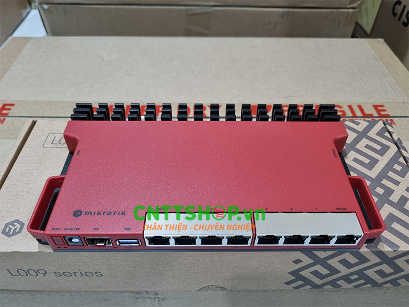 Router Cân Bằng Tải Mikrotik L009UiGS-RM 8x 10/100/1000 Ethernet, 1x ...