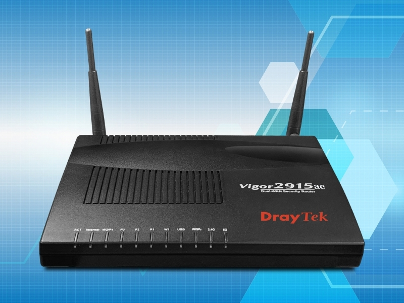 Router WiFi DrayTek Vigor2915AC Gateway for Small Office