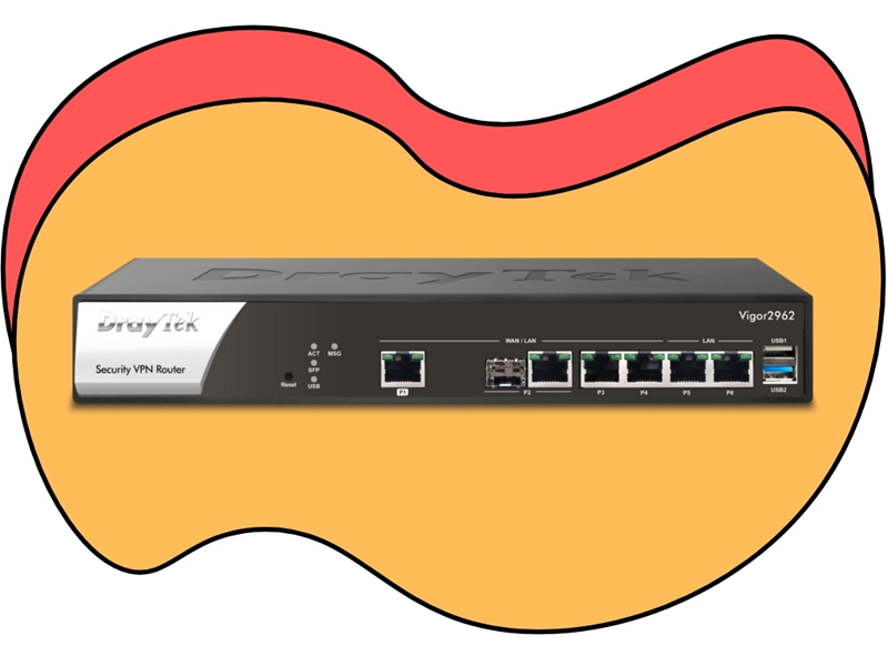 Router DrayTek Vigor2962 High Performance Dual-WAN Router/VPN Gateway
