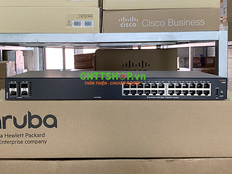 R8N88A Switch Aruba 6000 24 Ports GbE, 4 Ports Uplink 1G SFP