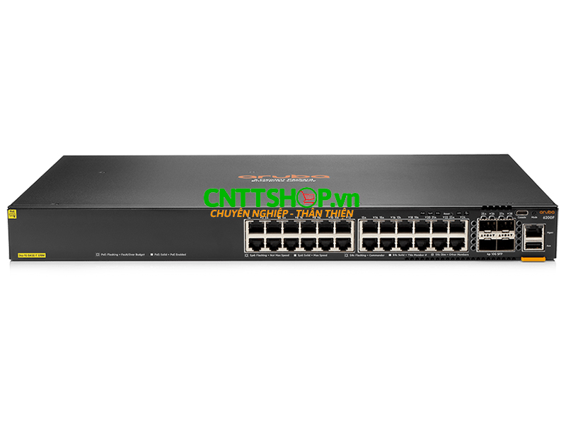 R8Q68A Switch Aruba 6200M 24 Ports 1GE PoE+, 4x 1G SFP+ Chính Hãng
