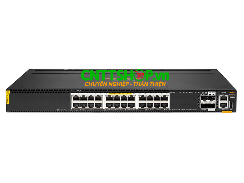 Switch Aruba R8S89A 24x 1/2.5/5/10 GbE 2x 50GbE, 2x 25 GbE, PoE++