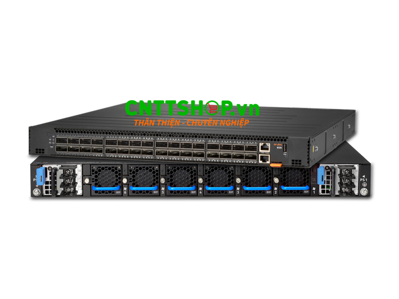 Switch JL860A Aruba 8325-32C 32-port 100G QSFP+/QSFP28 Back-to-Front