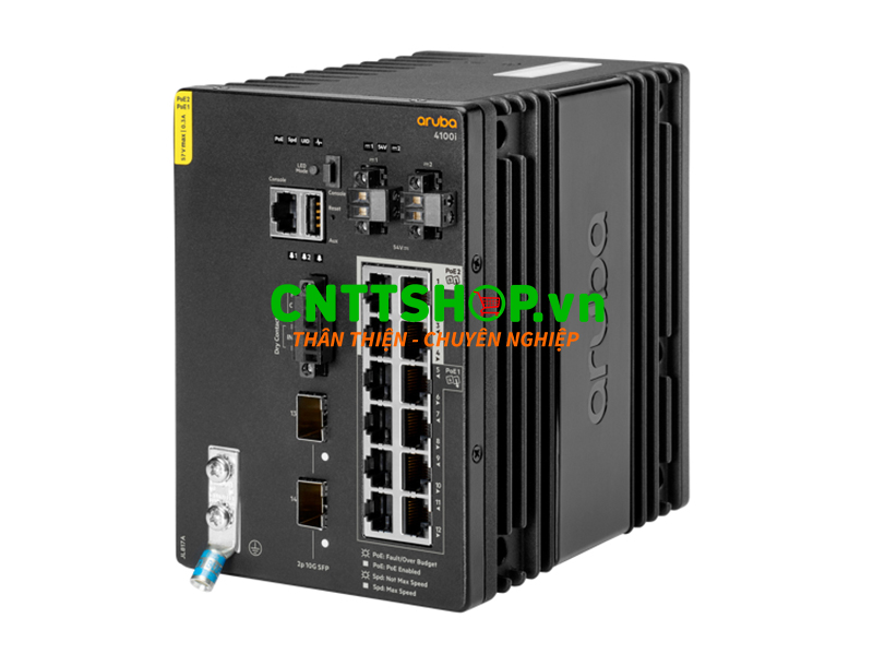 JL817A Switch industrial Aruba CX 4100i 12 x 1GbE PoE port, 2 x SFP+ port