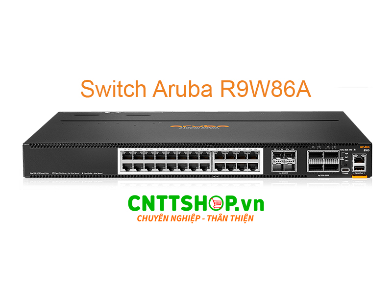 Switch Aruba R9W86A 24XF4C 3 Fans, 2 AC Power Supplies
