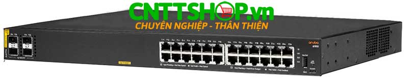 Aruba 6100 24G Class4 PoE 4SFP+ 370W Switch (JL677A)