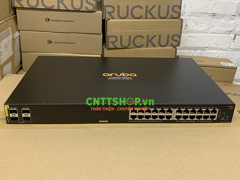 Aruba 6100 24G Class4 PoE 4SFP+ 370W Switch (JL677A)