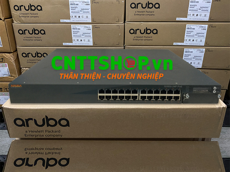 Aruba S3500-24P 24-port 10/100/1000BASE-T PoE+ Mobility Access Switch