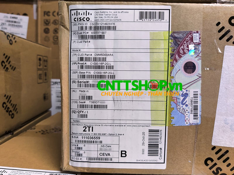 Cisco C1000-16P-2G-L Catalyst 1000 Series Giá Rẻ
