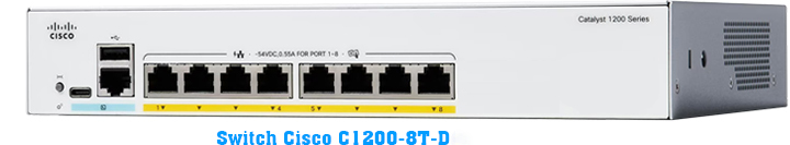 Switch Cisco C1200-8T-D 8x 10/100/1000 Ports Giá Tốt