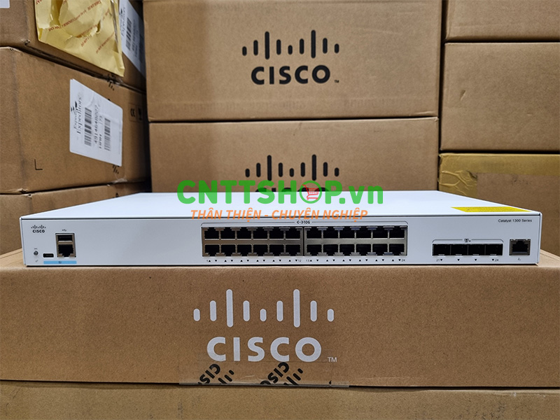 Switch Cisco Catalyst C1300-24XT 24 x 10GE, 4 x 10 SFP+ combo