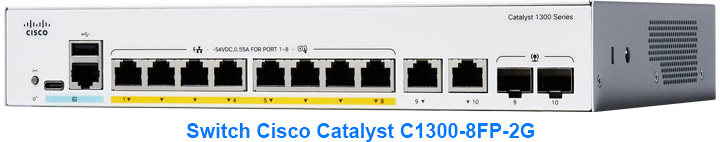 Switch C1300-8FP-2G Cisco Catalyst ™ Sale Up 70%