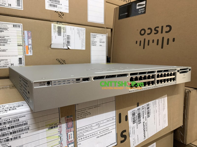 Swich Cisco WS-C3850-24U-S Catalyst 3850 24 Port UPOE IP Base