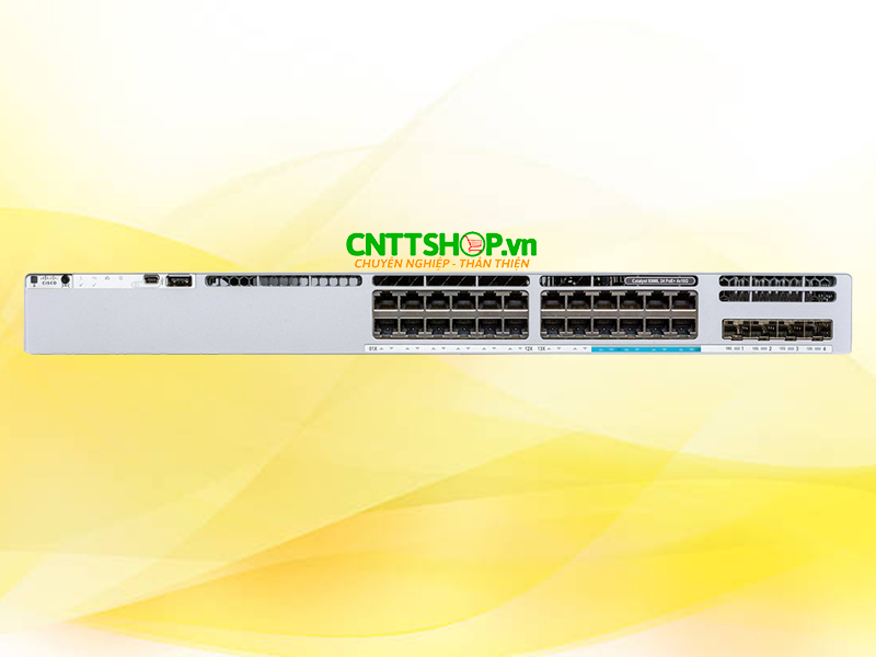 Switch Cisco Catalyst C9300L-24UXG-4X-M 24x UPoE - Chính Hãng