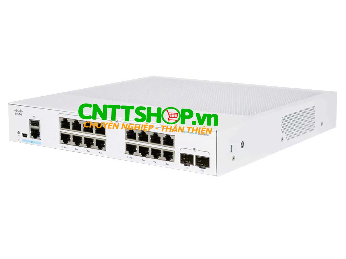 CBS250-16T-2G-EU Switch Cisco 16 Ports GE, 2 SFP Uplink