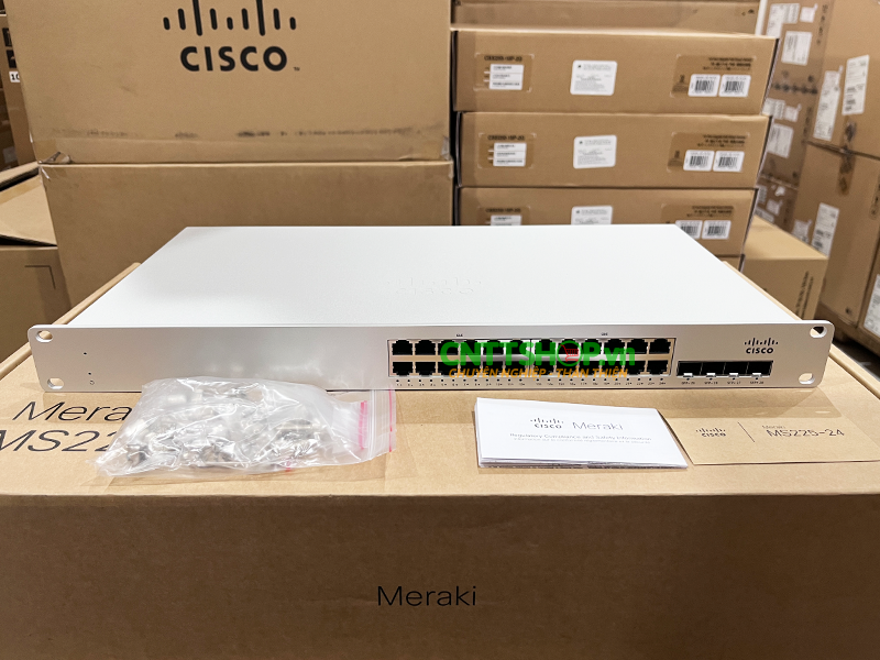 Switch Cisco Meraki MS225-24 Stackable Layer-2 24-port GE 4 SFP+