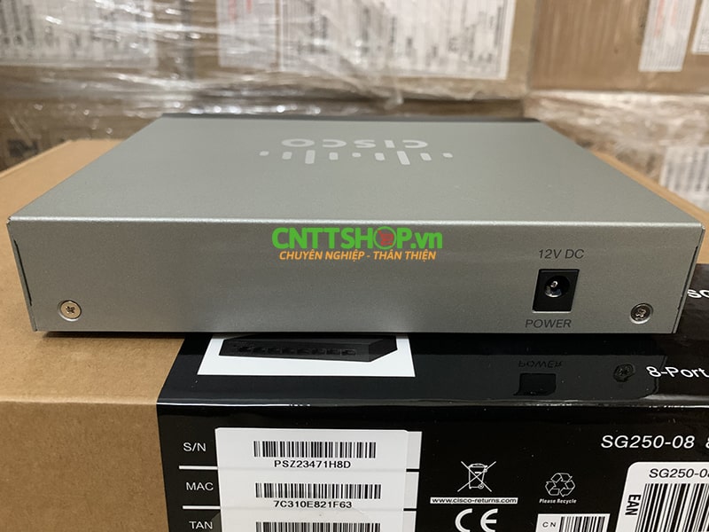 Switch Cisco SG250-08-K9-EU 8 10/100/1000 Ports