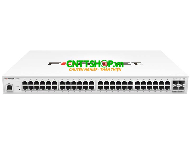 Thiết bị mạng FORTISWITCH FS-448E 48x GE RJ45 and 4 uplink SFP/SFP+ ports