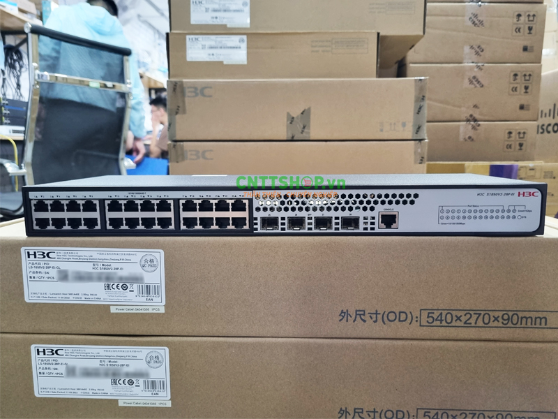 Switch H3C LS-1850V2-28P-EI-GL 24 x 1G RJ45, 4 x SFP Uplink Port