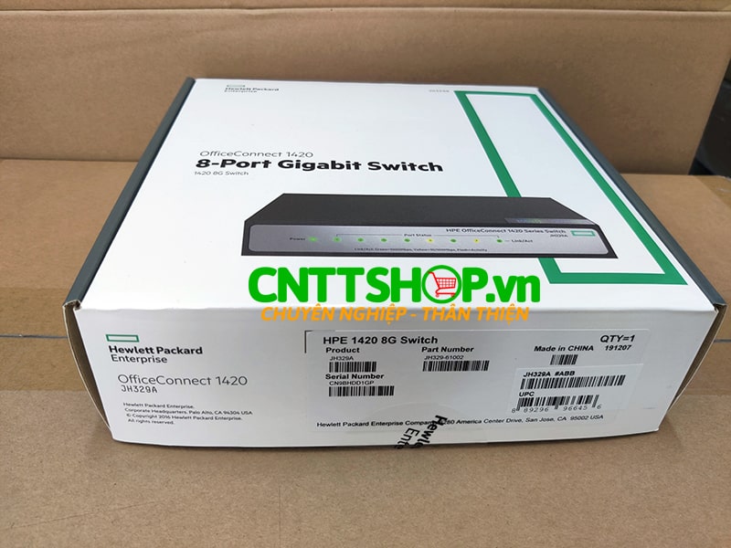 JH329A Switch HPE OfficeConnect 1420 8 Port 1G