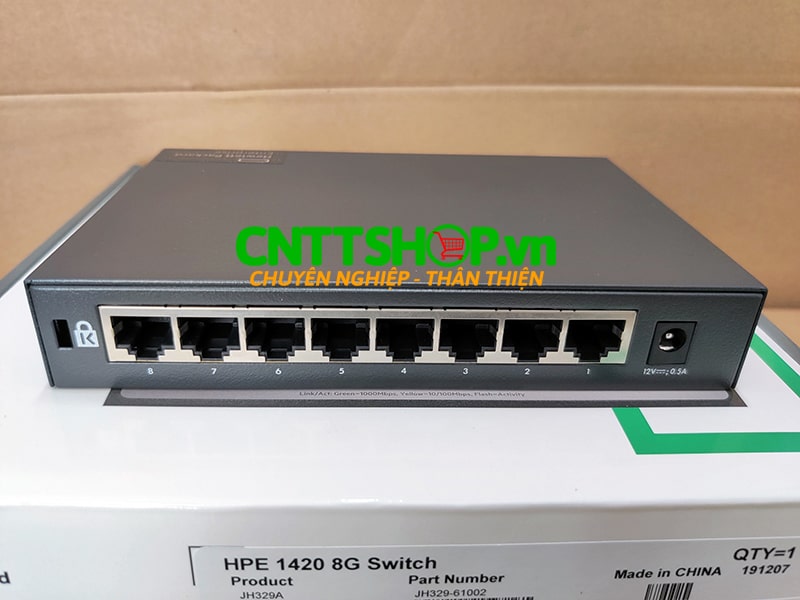 JH329A Switch HPE OfficeConnect 1420 8 Port 1G